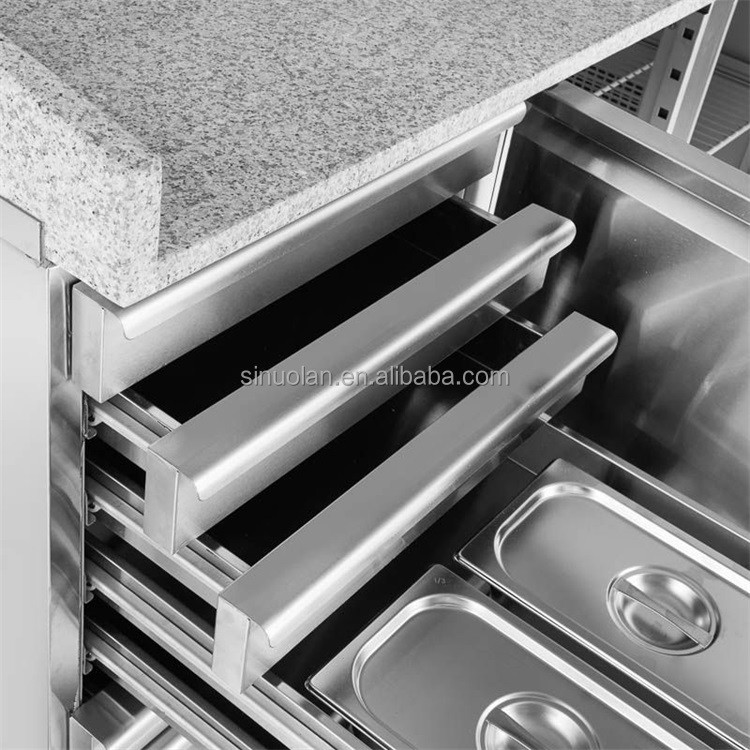 Salad Bar Counter Design Counter Chiller Pizza Display/Bar Preparation ...