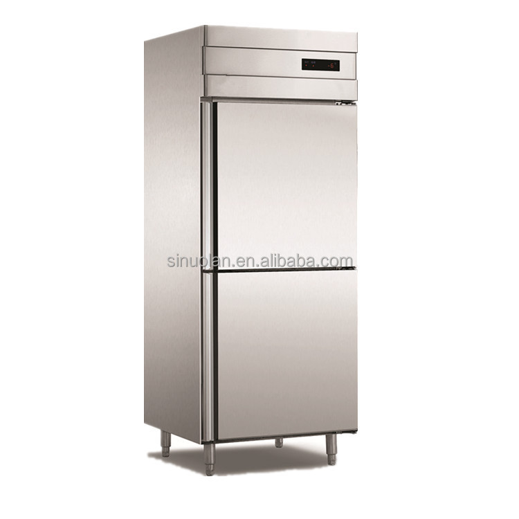 Stainless Steel Kitchen Freezers Refrigerator Frozen One Door Upright ...