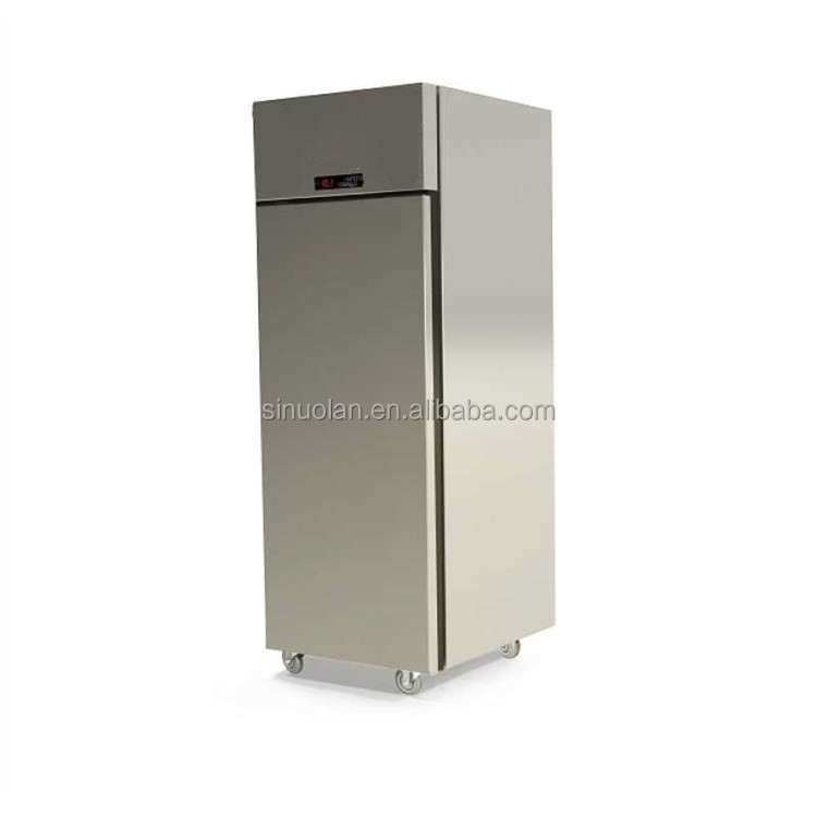 Stainless Steel Kitchen Freezers Refrigerator Frozen One Door Upright ...