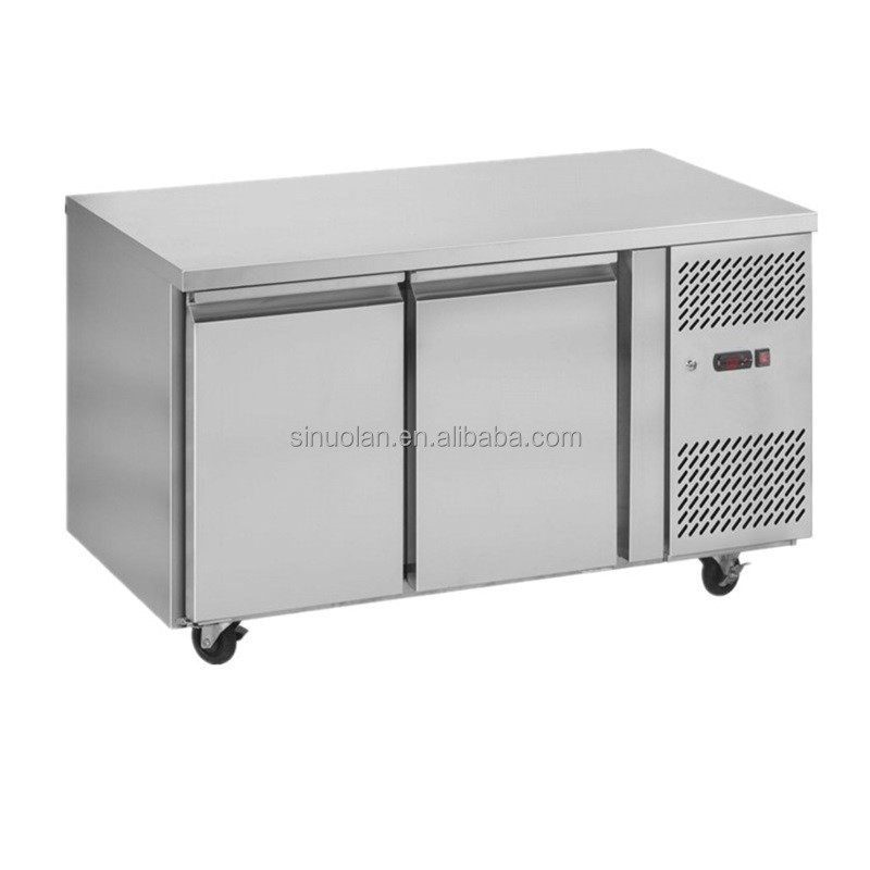 1500mm Kitchen Refrigerator Stainless Steel Counter Top Working Table ...