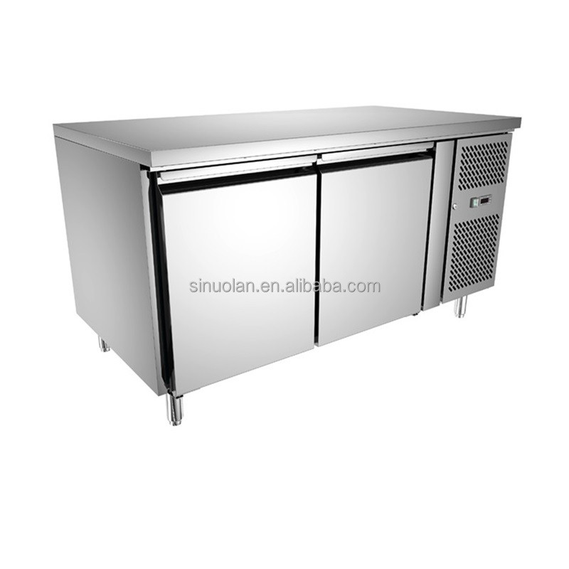 1500mm Kitchen Refrigerator Stainless Steel Counter Top Working Table ...